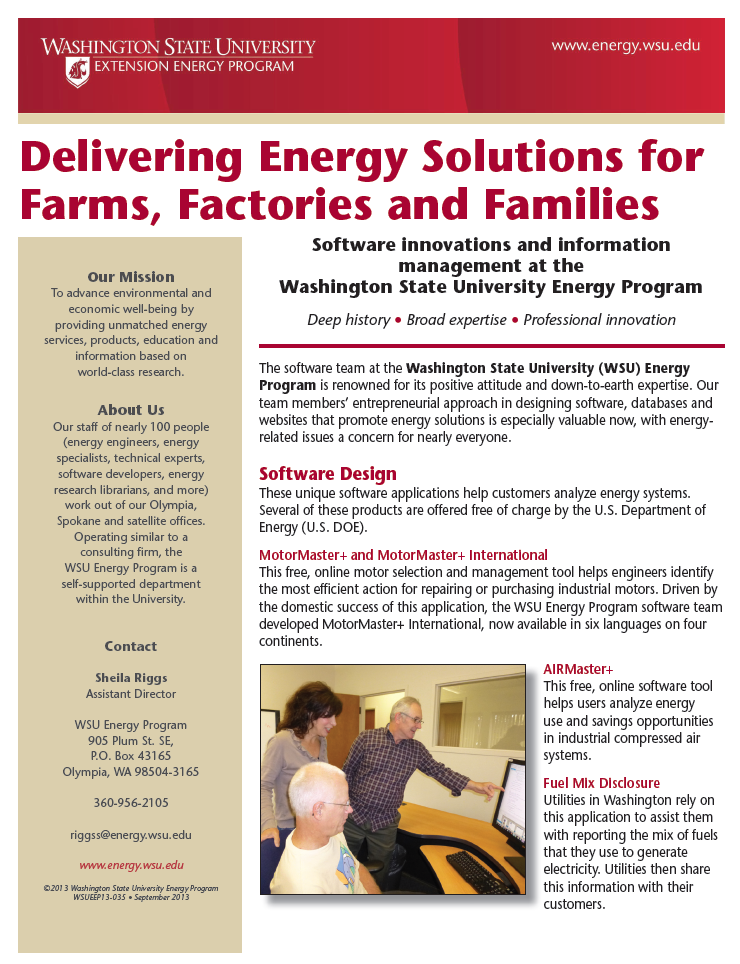 WSU Energy Program > Computer Services > Software Development